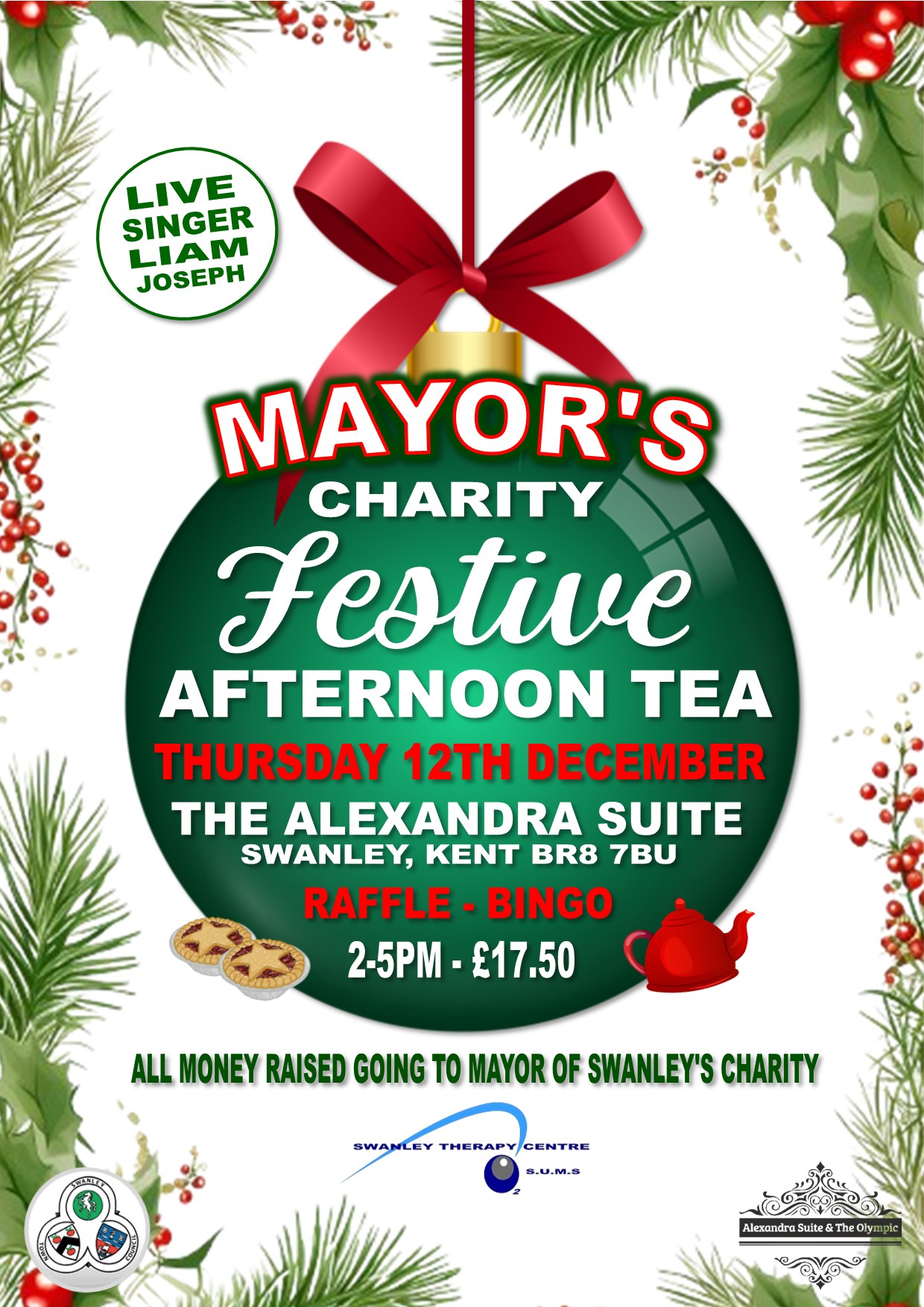 Mayor’s Charity Festive Afternoon Tea – 12th December 2024 – The ...